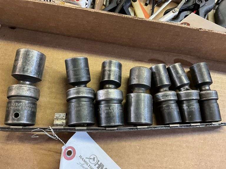 Snap-On 1/2” Drive SAE Angle Sockets-located upper - Hamilton-Maring ...
