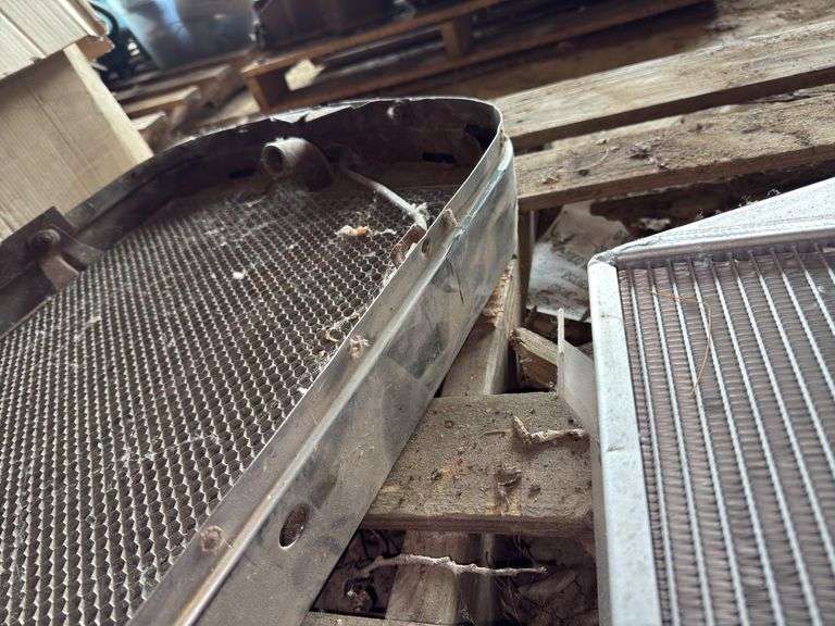 Vintage Honeycomb Radiator With Chrome Radiator Shell - Hamilton-Maring ...