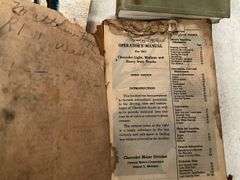 Chevy Books, Truck and Car Parts Catalogs - Hamilton-Maring Auction Group