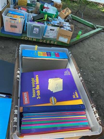 Office supplies, binders & folders - Hamilton-Maring Auction Group