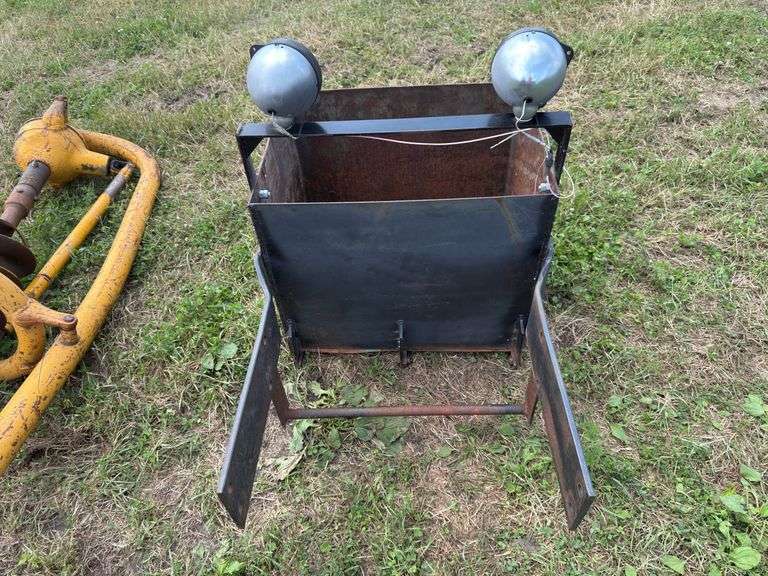 Steel Rock Box With Lights, came off Case 2290 Tractor - Hamilton ...