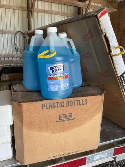 9 gallons of crystal windshield washer fluid - Hamilton-Maring Auction ...