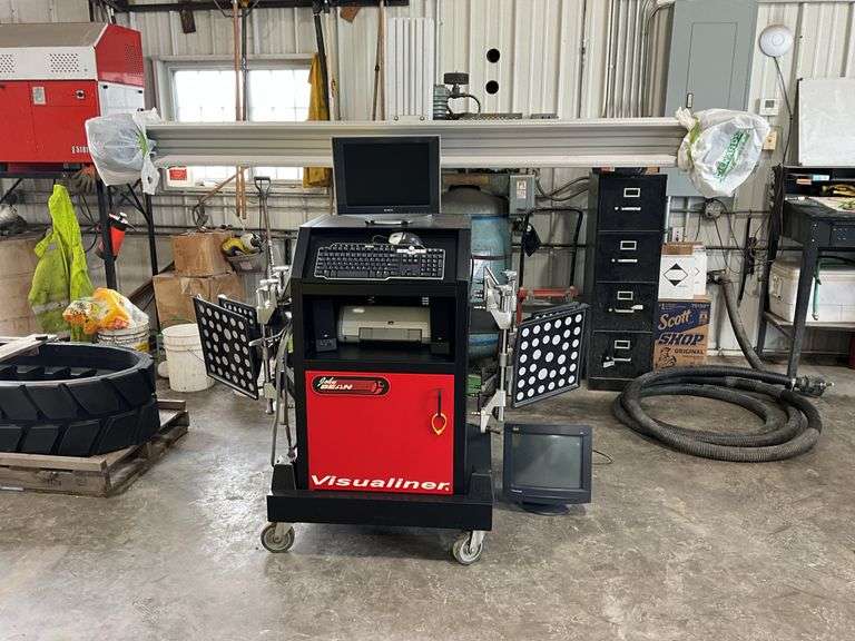 John Bean Visualizer wireless 4 wheel aligner - software can be updated ...