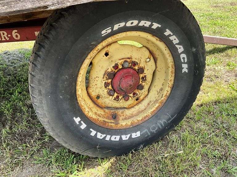 8’x13’ Wooden Rack On Minnesota Running Gear - Hamilton-Maring Auction ...