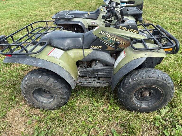 Polaris Sportsman 400, 4x4, Front And Rear Racks, 2693 Miles Showing ...