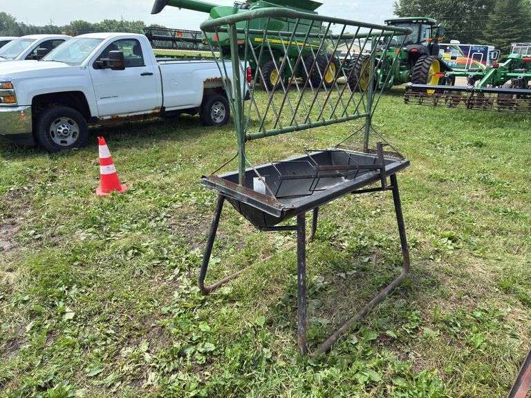 Hay Feeder with Poly Tub - Hamilton-Maring Auction Group