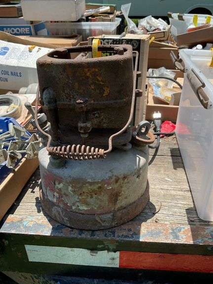 Old Gas camp stove , electric planer - Hamilton-Maring Auction Group