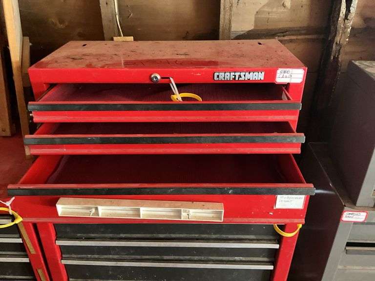 Mid 3 drawer craftsman tool cabinet - Hamilton-Maring Auction Group