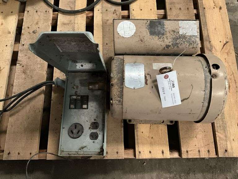 Electric Motor, Breaker Box - Hamilton-Maring Auction Group