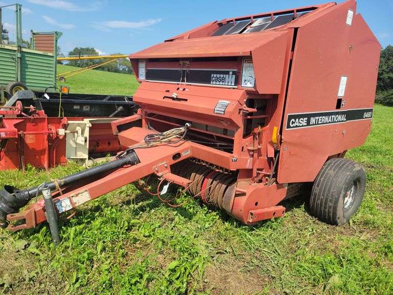 Case IH 8480 Round Baler, 5x6 Bale, String Wrap, 540PTO, Works ...