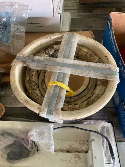 Shop lights, misc pipe insulation, universal railing, flower pots ...