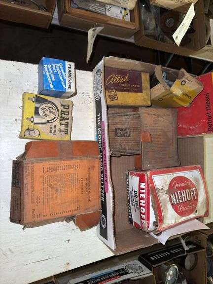 Vintage Auto Parts in Original Packaging Voltage Regulator, Carberator ...