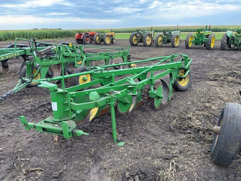 John Deere 3x14” 3Point Plow, Ripple Coulters - Hamilton-Maring Auction ...