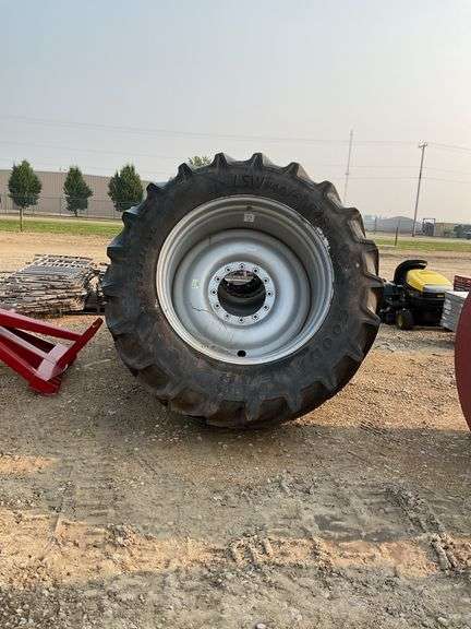 (4) Goodyear Floater tires, LSW710/60/R46 w/12 bolt rims - Hamilton ...