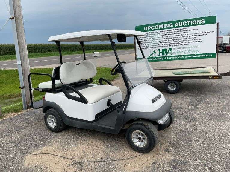 2005 Club Car golf cart, gas, runs good; has rear seat, lights work ...