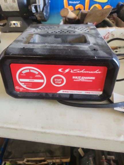 Schumacher 10 Amp Battery Charger - Hamilton-Maring Auction Group