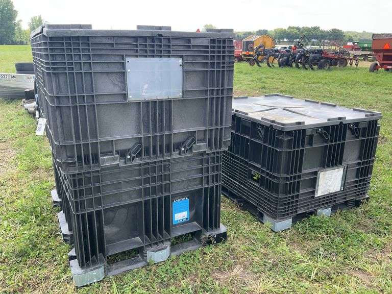(3) Bulk Seed Crates - Hamilton-Maring Auction Group