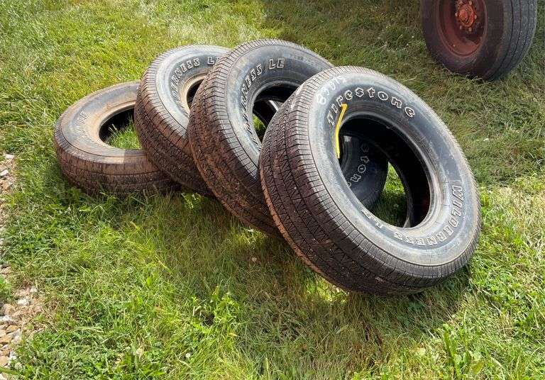 4 Firestone wilderness tires 265/70 r16 tires - Hamilton-Maring Auction Group