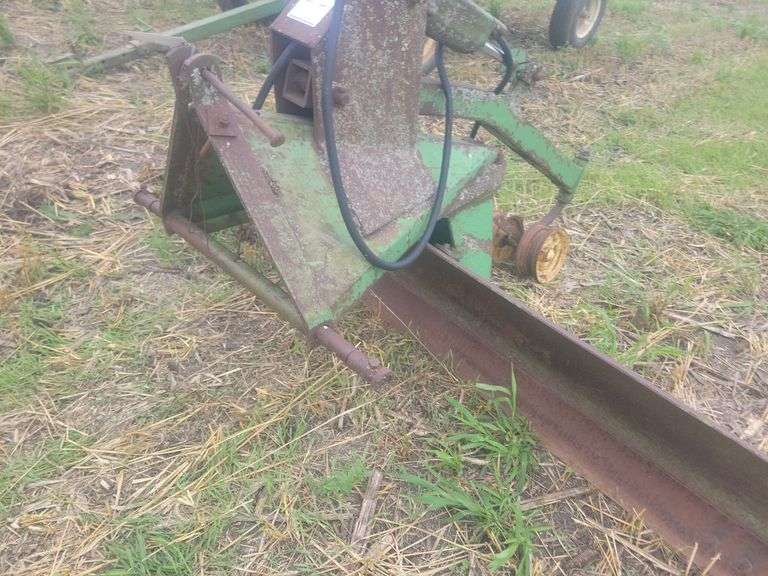 John Deere Model E78 Rear Blade, 9', 3pt., Hydraulic Lift Wheels ...