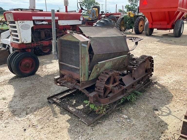 1918 W Cleat Track, complete except for front pulley, undercarriage is ...