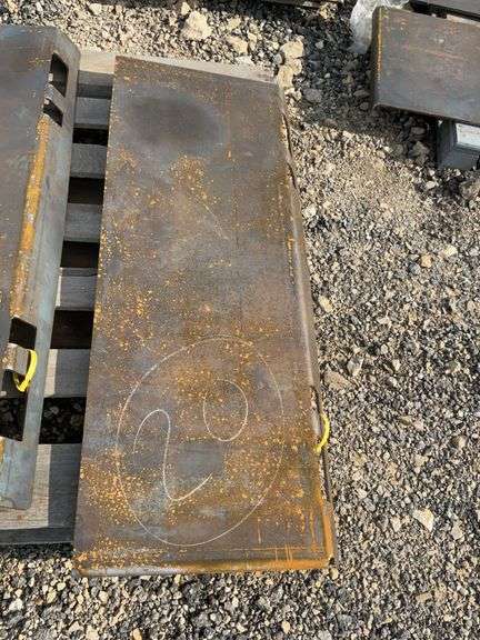 Solid Full Weldable Quick Attach Blank Plates. No need to grind off ...