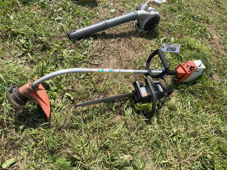 Stihl FS36 Gas Powered Weed Whip, Poulan 2550 Chain Saw, Motors Are ...