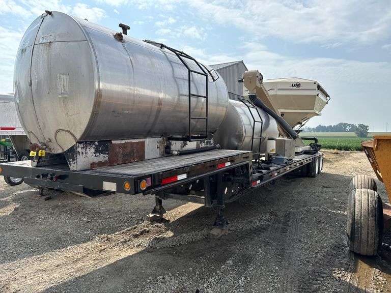 Semi Trailer, Tanks & Seed Tender Combination - Hamilton-Maring Auction ...