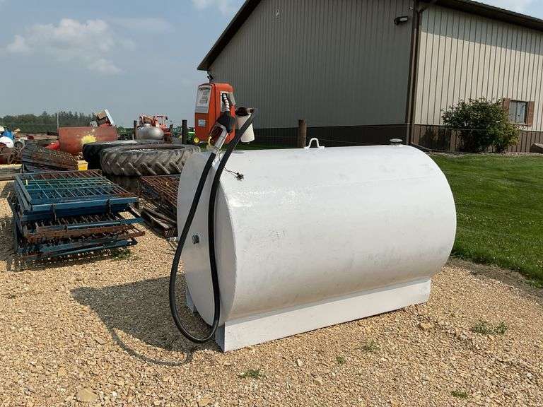 500 gallon diesel fuel barrel with gas boy pump - Hamilton-Maring ...