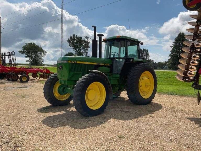 John Deere 4755 MFWA Tractor, Diesel, 3 Hyds., 3pt, PTO, New A/C summer ...