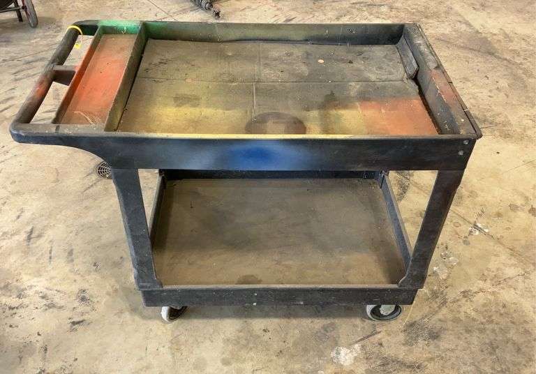 ULINE 4 wheel poly cart - Hamilton-Maring Auction Group