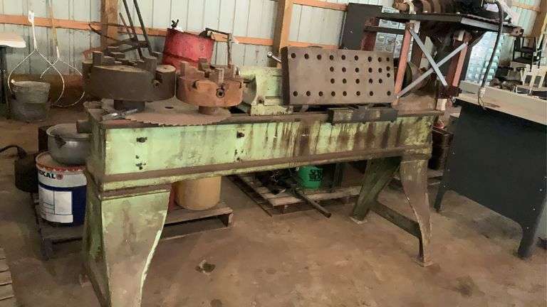 5Hp Lathe, 42” Bed, Single Phase, 220V, includes (2) Extra Chucks ...