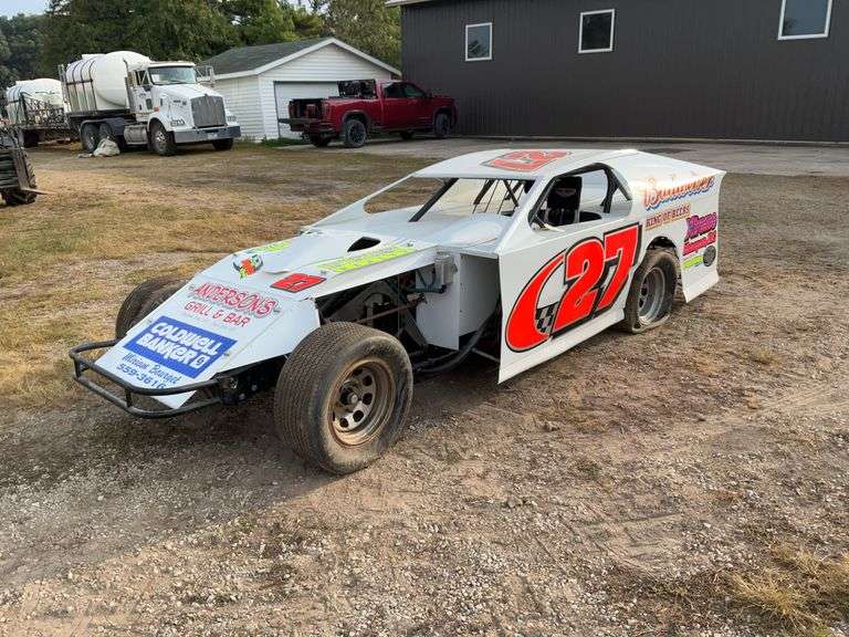 Midwest Mod Rolling Chassis Race Car, complete minus engine, Bert Trans ...