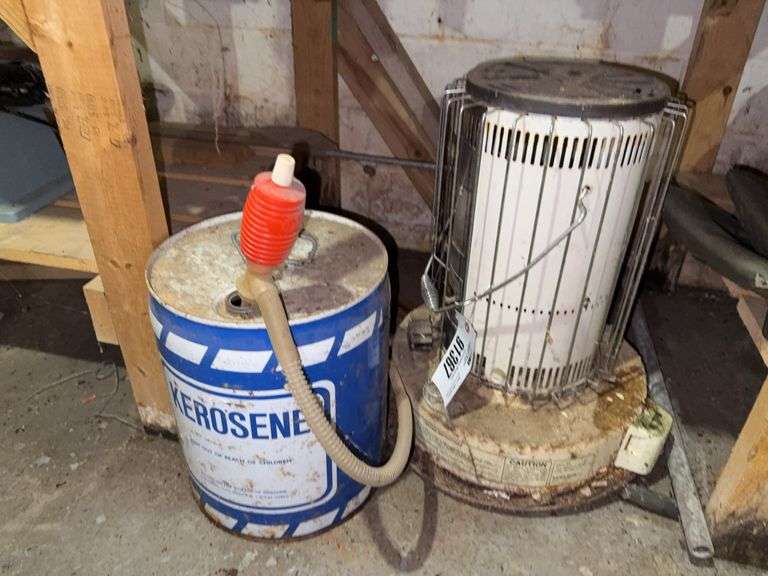 Kero-Sun Fuel Oil Heater, Vintage Kerosene Can - Hamilton-Maring ...