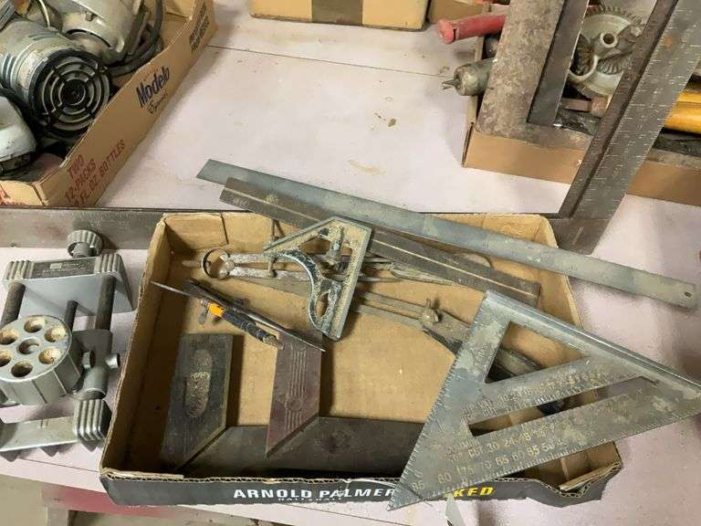 Dowling Jig, Speed Square, Measuring Tools - Hamilton-Maring Auction Group