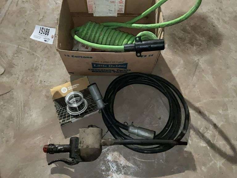Semi/Implement Light Cords, Metering Valve - Hamilton-Maring Auction Group