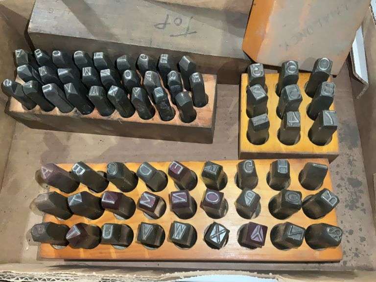 (3) Steel Stamp Sets - Hamilton-Maring Auction Group