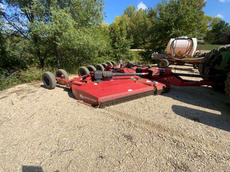 Bush hog 3815 batwing mower, heavy duty, 15ft, 540 PTO, 8 hwy wheels ...