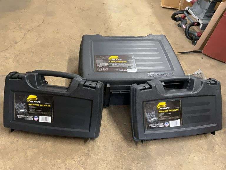 Plano XL Pistol Case, (2) Small Plano Pistol Cases - Hamilton-Maring ...