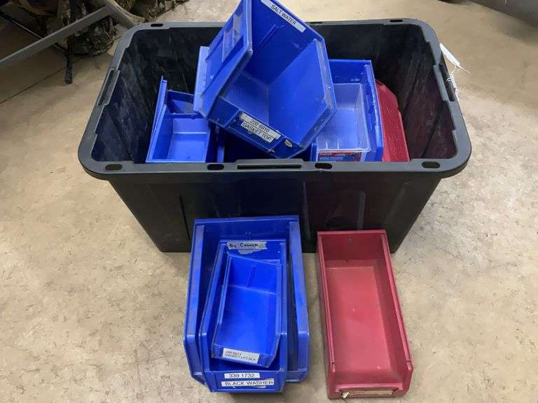 Assortment of Plastic Organizing Bins - Hamilton-Maring Auction Group