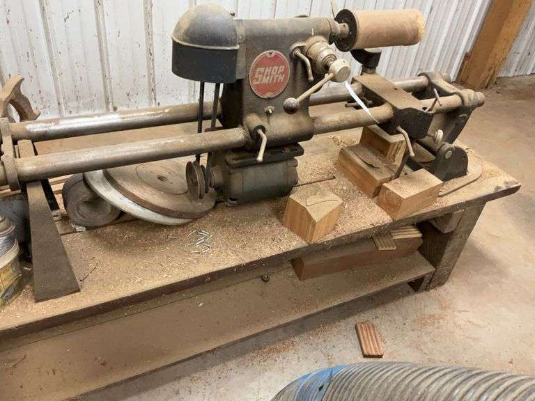 Shop Smith Wood Lathe, 110V, Hand Miter Box - Hamilton-Maring Auction Group