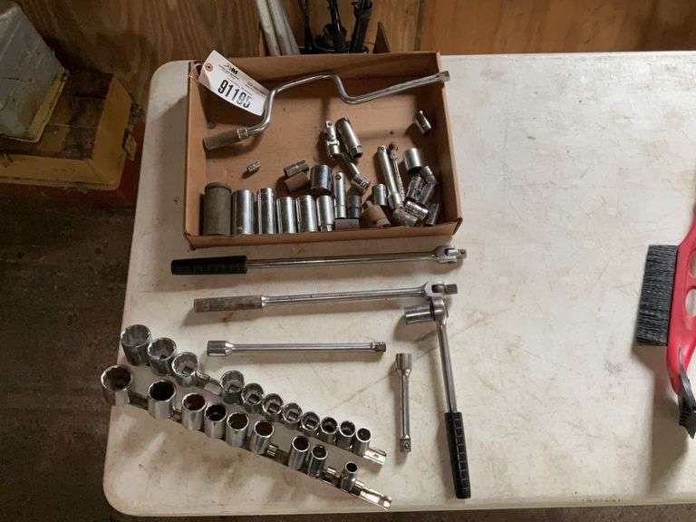 Assorted 1/2” Sockets, Breaker Bars - Hamilton-Maring Auction Group