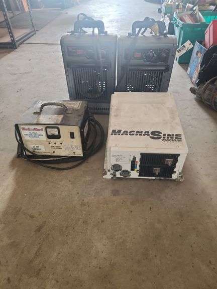 (2) Space Heaters,Magnum Model MS 2812 Power Inverter,16 Volt Racing ...