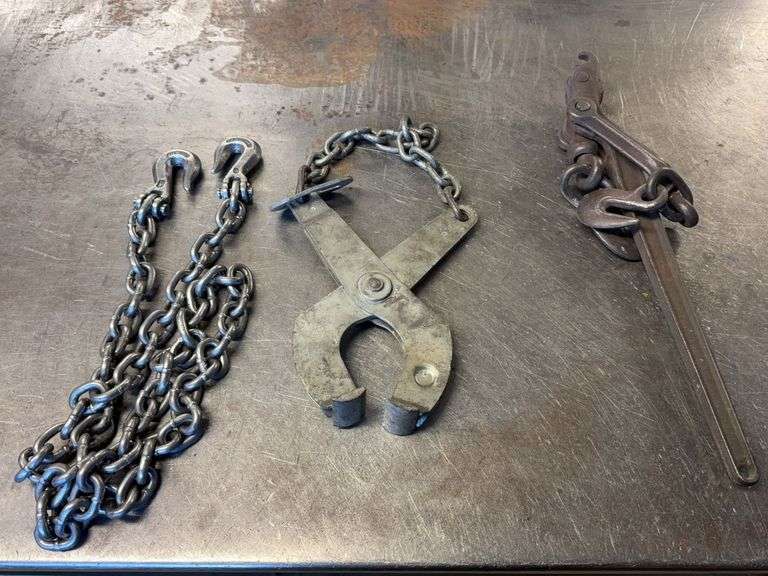 Pallet Puller, Chain Binder, Chain - Hamilton-Maring Auction Group