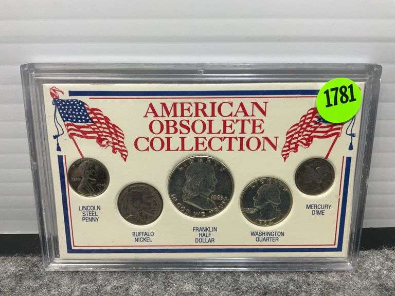 American Obsolete Collection featuring 1963-D Franklin Silver Half ...