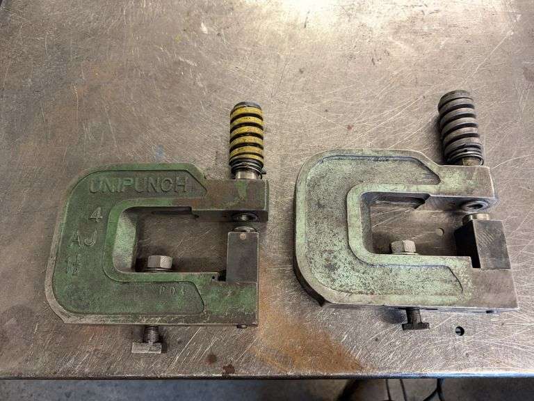(2) Unipunch C-Frame Punch and Die Tool - Hamilton-Maring Auction Group