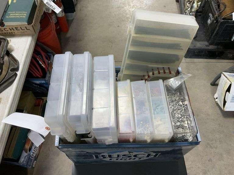 Large Assortment Of Crimp On Wire Connectors, Heat Shrink Wrap, Other ...