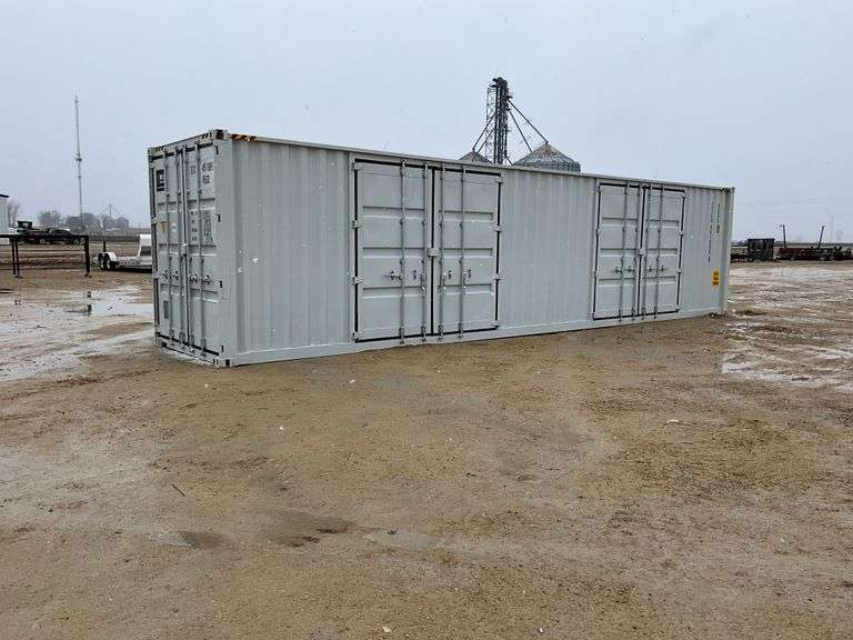 2026 Unused 40' high cube multi-door container (2) open side doors, (1 ...