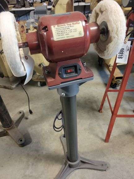 3/4Hp Bench Top Buffer, 120V, on Pedestal - Hamilton-Maring Auction Group