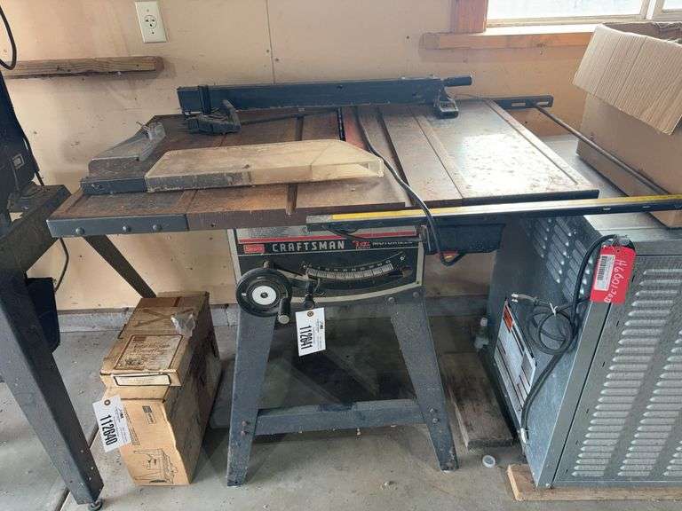 Craftsman 12 inch table saw - Hamilton-Maring Auction Group