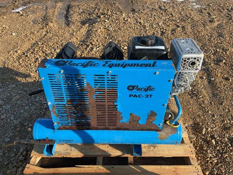 Pacific 6hp air compressor w/manual, 8-gal ** manual in shop (office ...